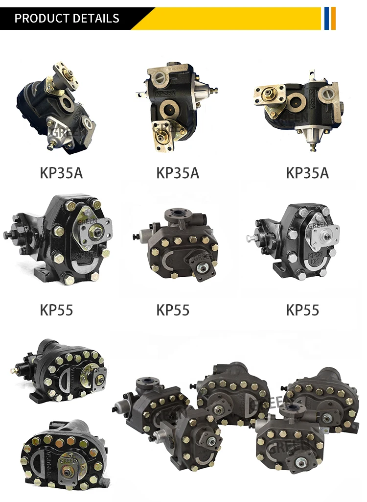 High Durability Kp55 Gpg55 Kp75 K1405a Dump Truck Gear Pump Parts Oil ...