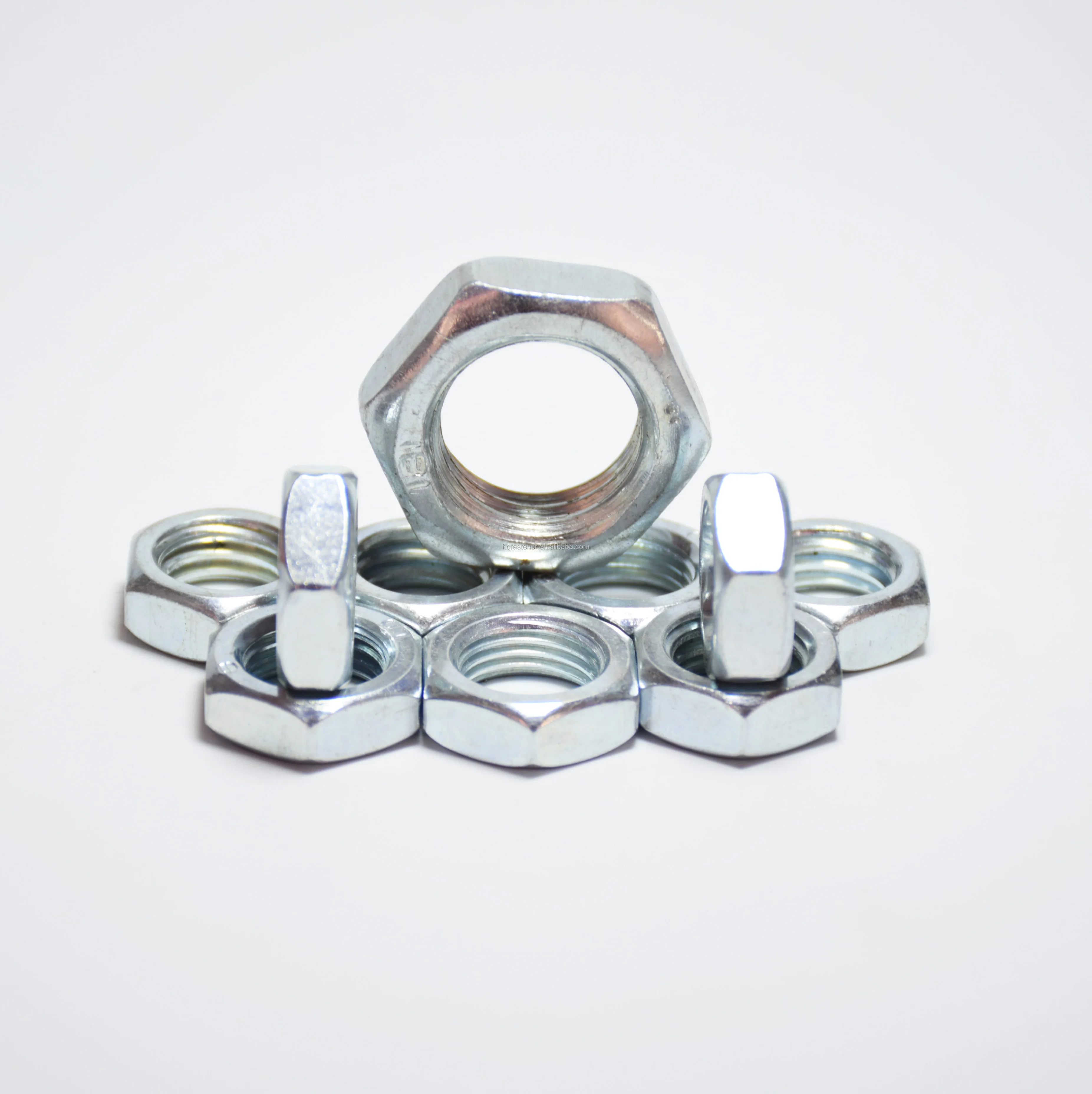 Wholesale Prices Hex Thin Nut Din 936 Zinc Plated Hexagon Nuts - Buy ...