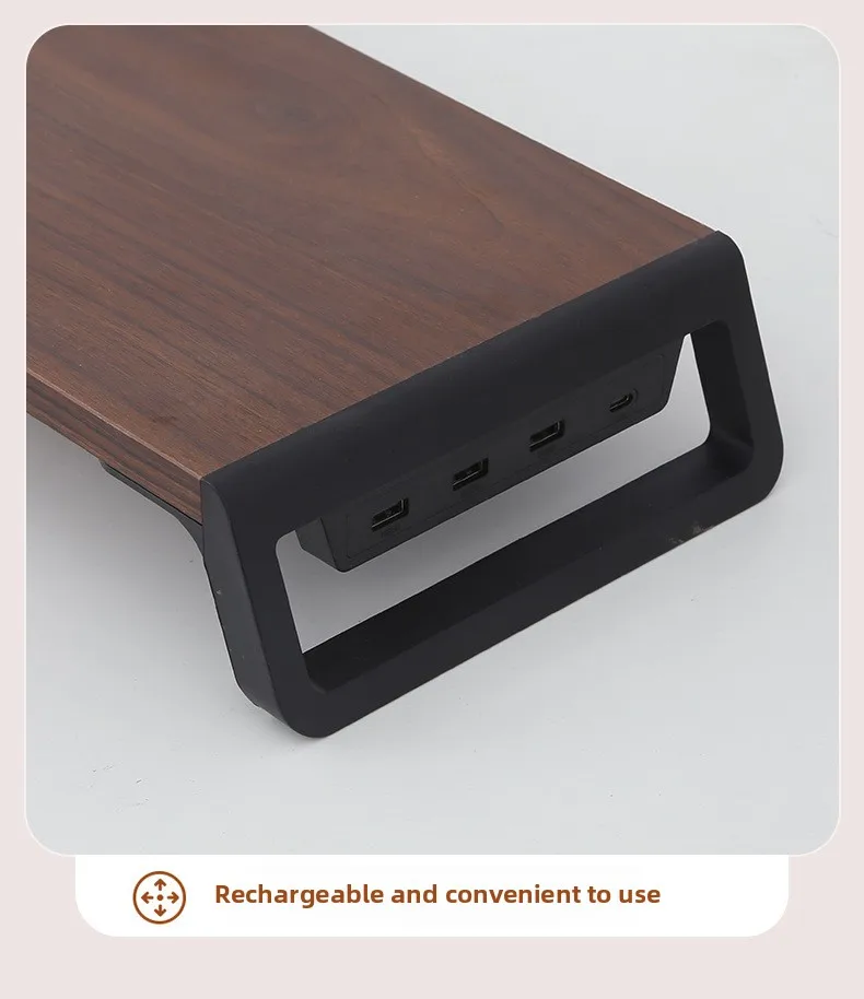 Standing Type Computer Display Desktop Base USB Interface Storage Rack ...