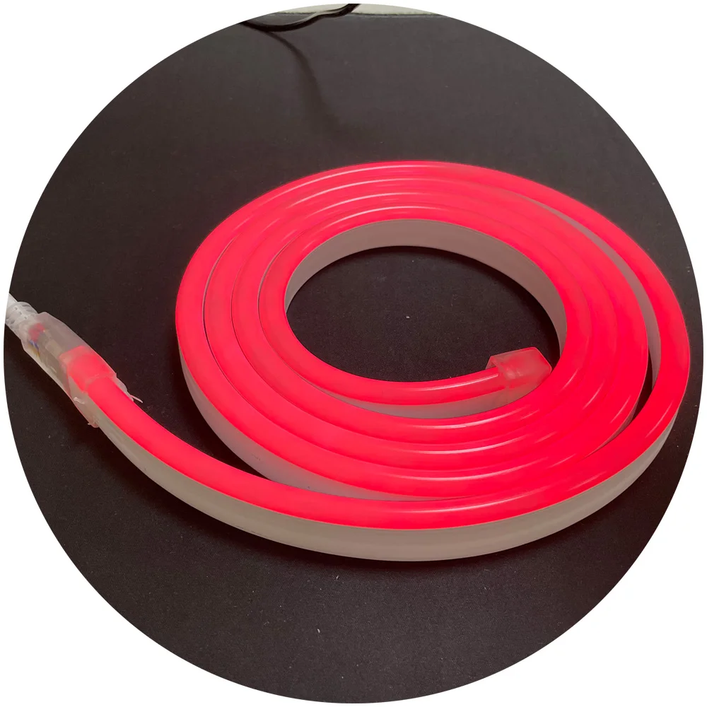 100m Roll 10x20mm RGB AC220V AC110V 1M Cuttable Soft PVC Neon Strip ...