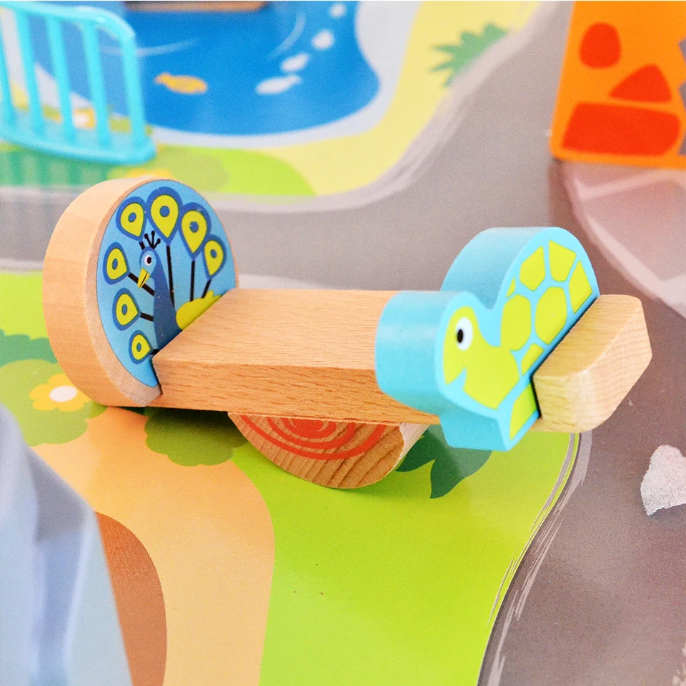 Children Educational Woodenplay Table Kids Toy 3d Play Table Kids Toy ...