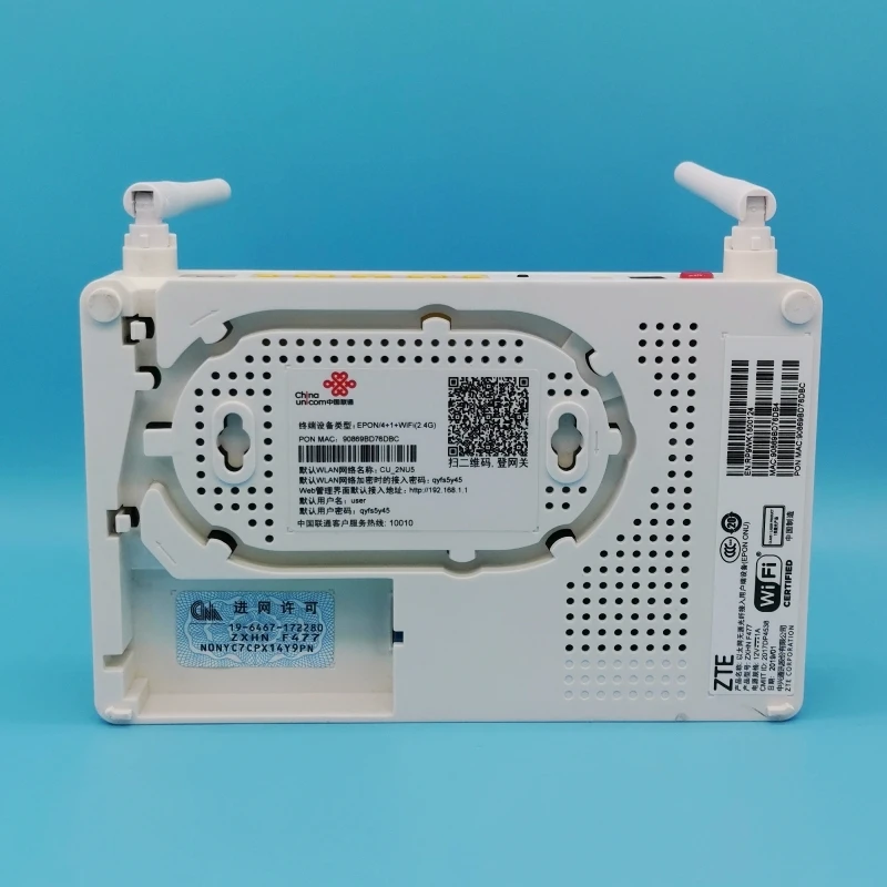 Original Factory Price F477 F477v2 Optical Fiber Cat China Unicom Epon ...