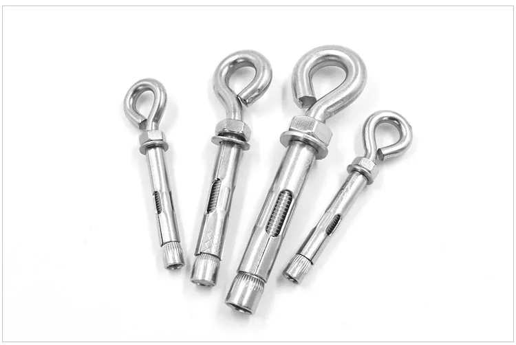 M6 - M12 Stainless Steel 304 Closed Eye Hook Bolt Expansion Anchors ...