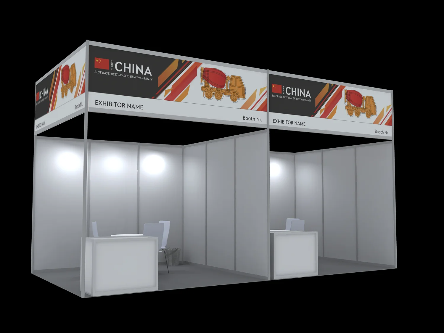 Strong Aluminum Profile For Modular Exhibition Trade Show Booth And ...