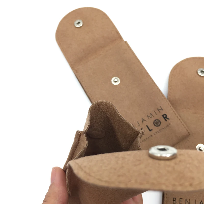 Wholesale Suede Leather Watch Pouch For Watches Organizer For Watch ...