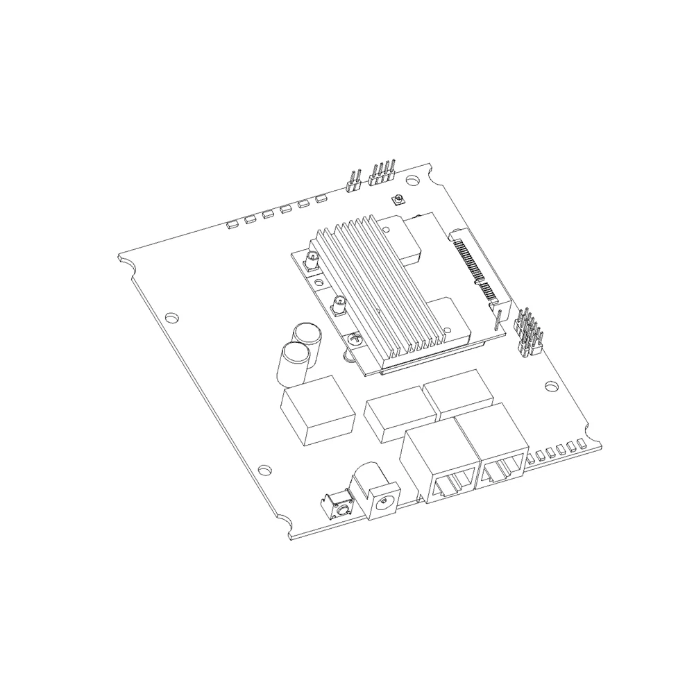 Compex AR9344 560mhz WPJ344 2.4ghz 2x2 Embedded Wireless Board