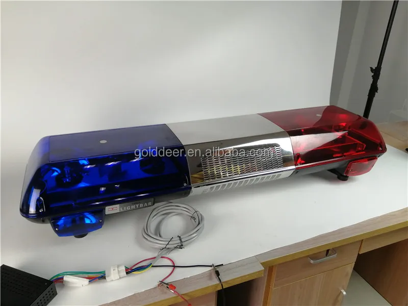DC12V 1200mm Emergency Ambulance Red Blue Halogen Lightbar