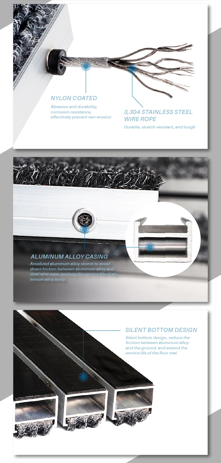 Commercial Heavy Duty Outdoor Matting Dust Removal Hotel Entrance ...