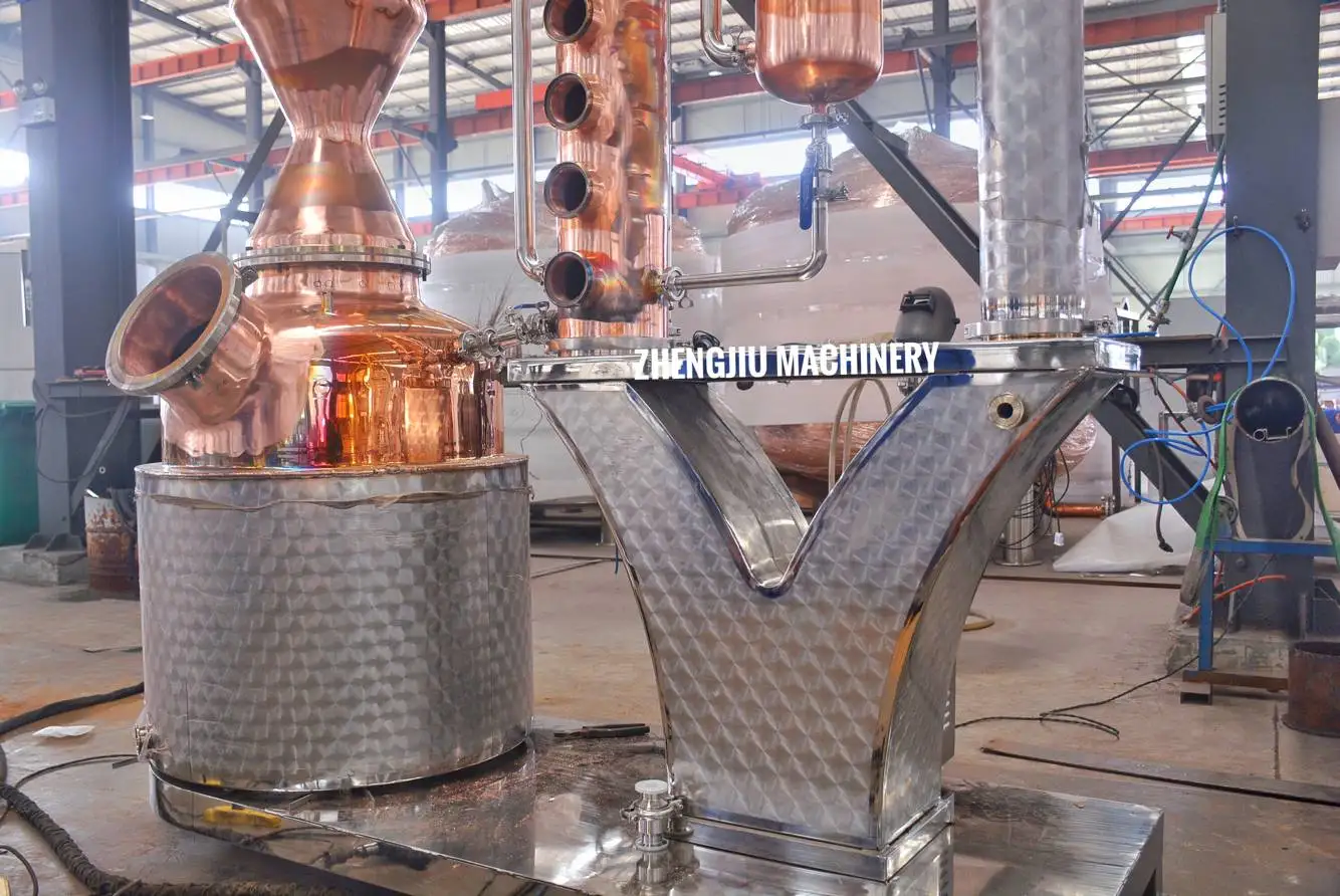 Distilling Pot Ethanol Distillation Column Flute Distillation Column ...