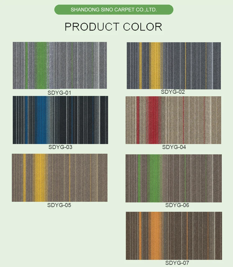 High Quality Commercial Interlocking Contec Carpet Tiles