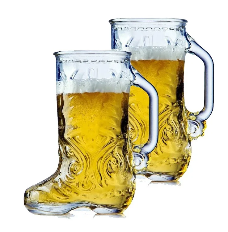 20oz Boot Shaped Beer Glass with Handle - Perfect for Parties