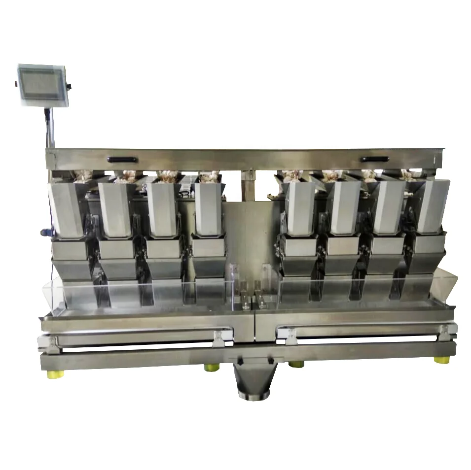 8 Heads Linear Combination Multihead Weigher for Packaging