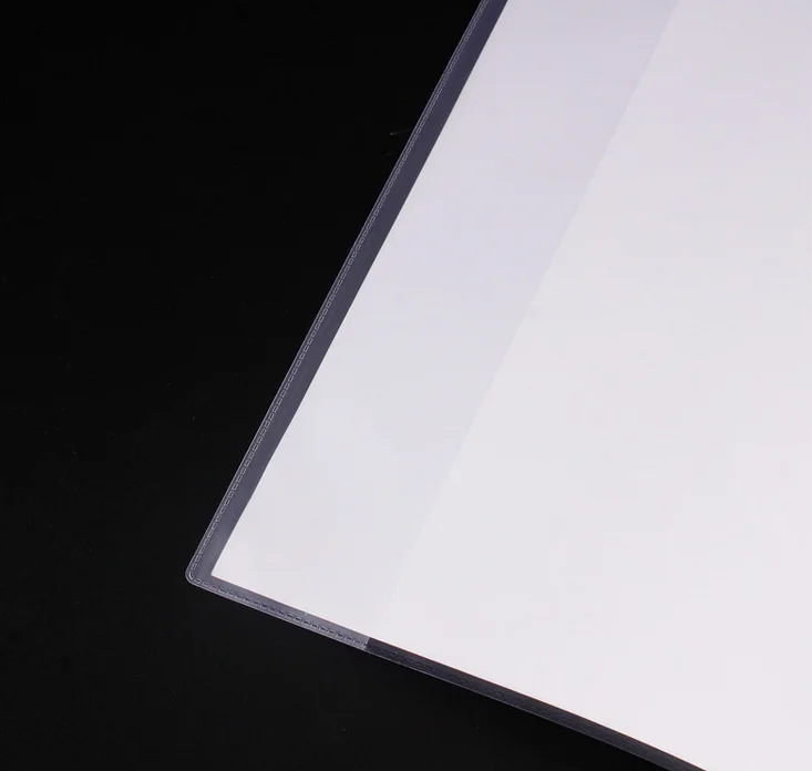 Plastic Clear PVC Book Cover A4 - Recyclable & Customizable