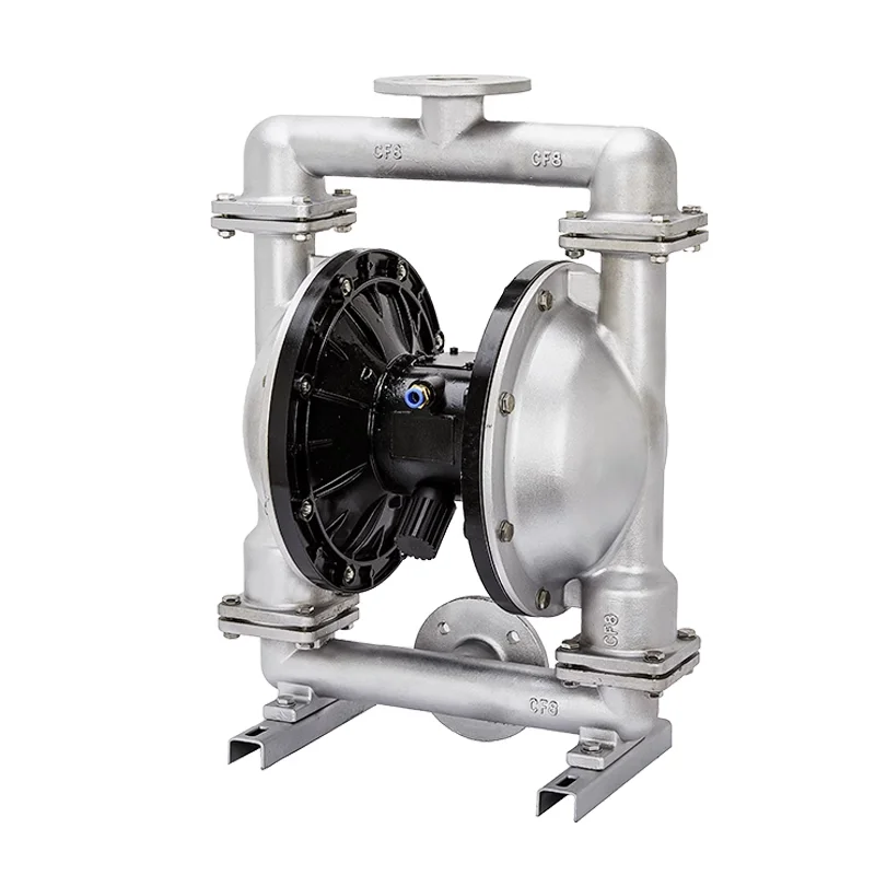 Stainless Steel Pneumatic Diaphragm Pump With air Reversing Valve ...