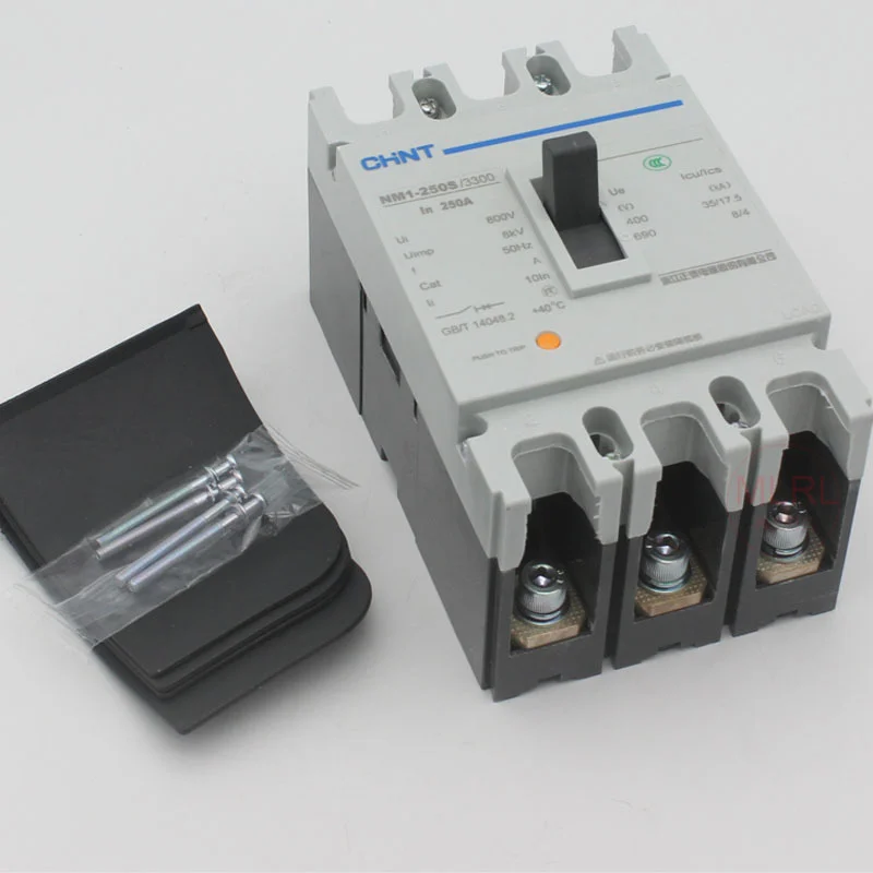 Chnt Mccb Circuit Breaker Nm1-250s-3300 With 3 Poles Circuit Breaker ...