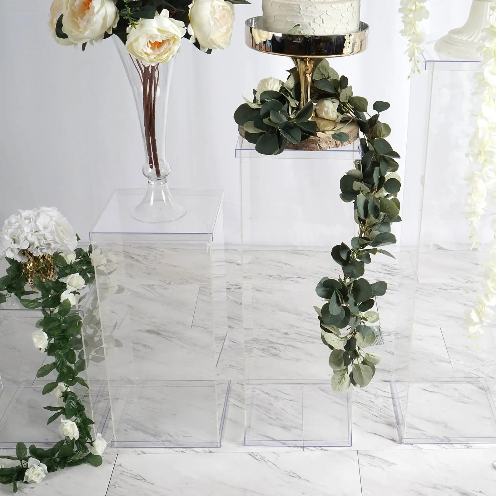 Clear Acrylic Display Boxes - Perfect for Wedding Decor