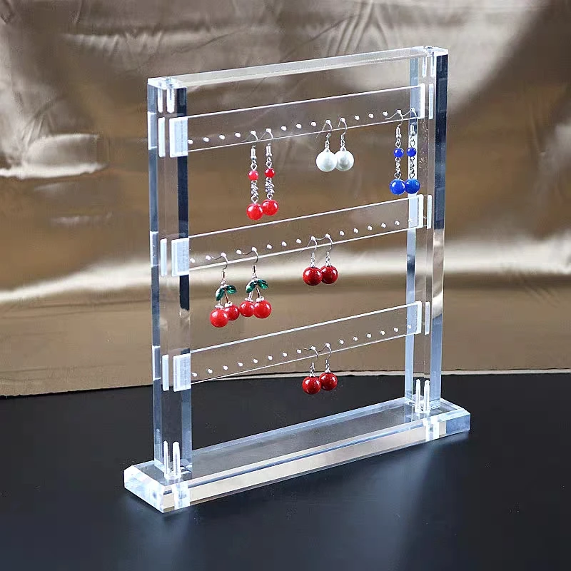 Custom High Quality Acrylic Earring Display Stand for Stud Earrings ...