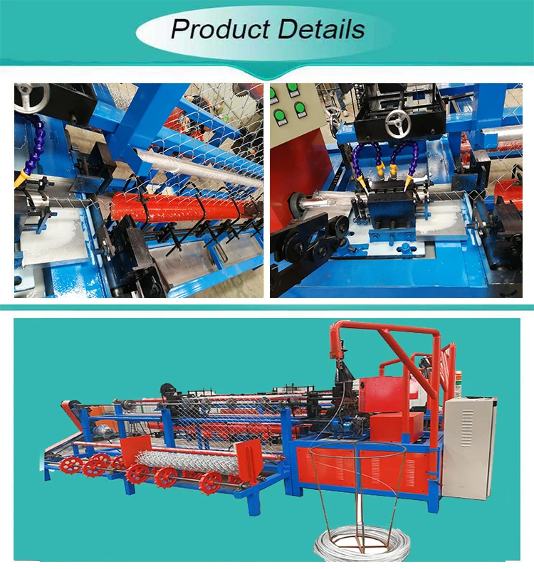 Electric Control Galvanized Automatic Cyclone Fence Mesh Machine/Chain ...