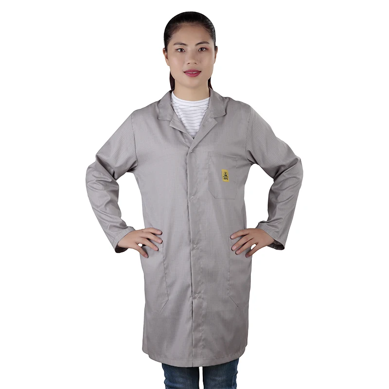 Esd Smock Uniforms Antistatic Clothes Manufacturer Direct Supply Lab ...
