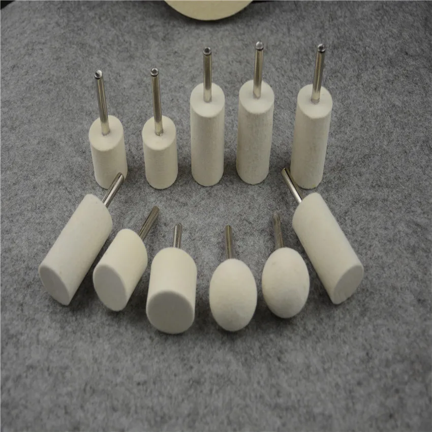 High Density Cheap Custom Polishing Wool Felt Bobs Mandrel Shank ...