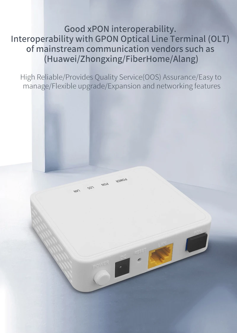 ZBT GPON/EPON ONT ONU with Wifi and GE Ports - High Quality