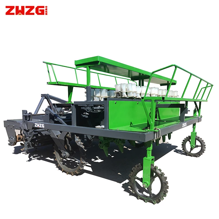4 Rows Self-propelled Cabbage Transplanter Seedling Transplanter ...