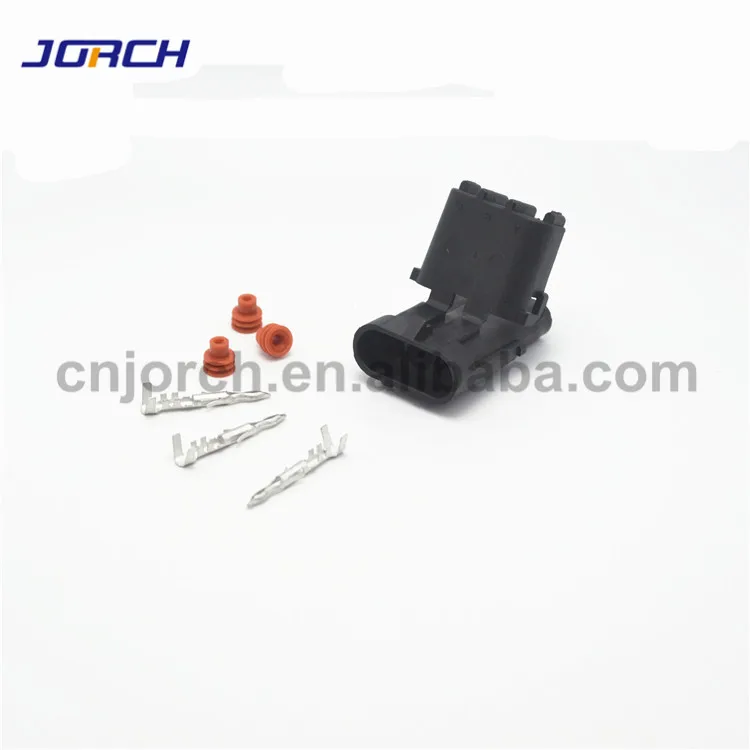 12020827 Male Pa66 3 Pin Automotive Terminal Wire Connector - Buy ...