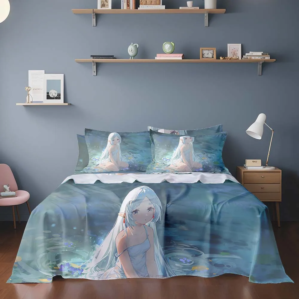 Wholesale Customized Anime Design Microfiber Animation Bedding Sheet ...