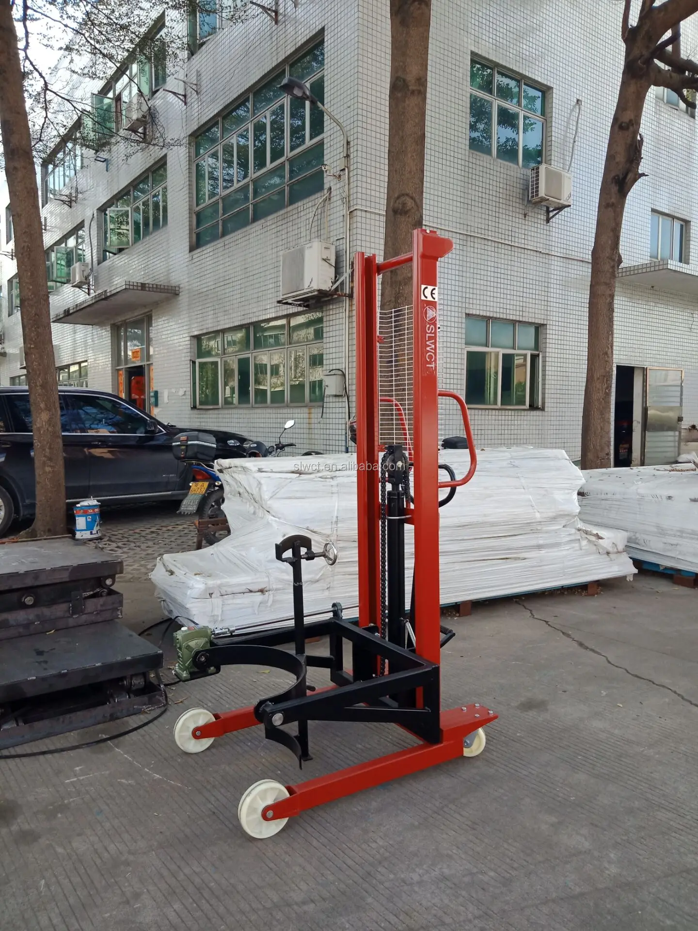 350kg Manual Hydraulic Portable Drum Rotator - Buy Portable Drum ...
