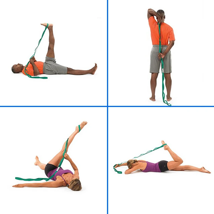 Wholesale Stretch Nylon Webbing Exercise Stretching Belt Yoga Stretch ...