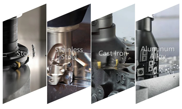 Color Coating Tungsten Carbide Milling Inserts Apmt For Cutting Metal ...