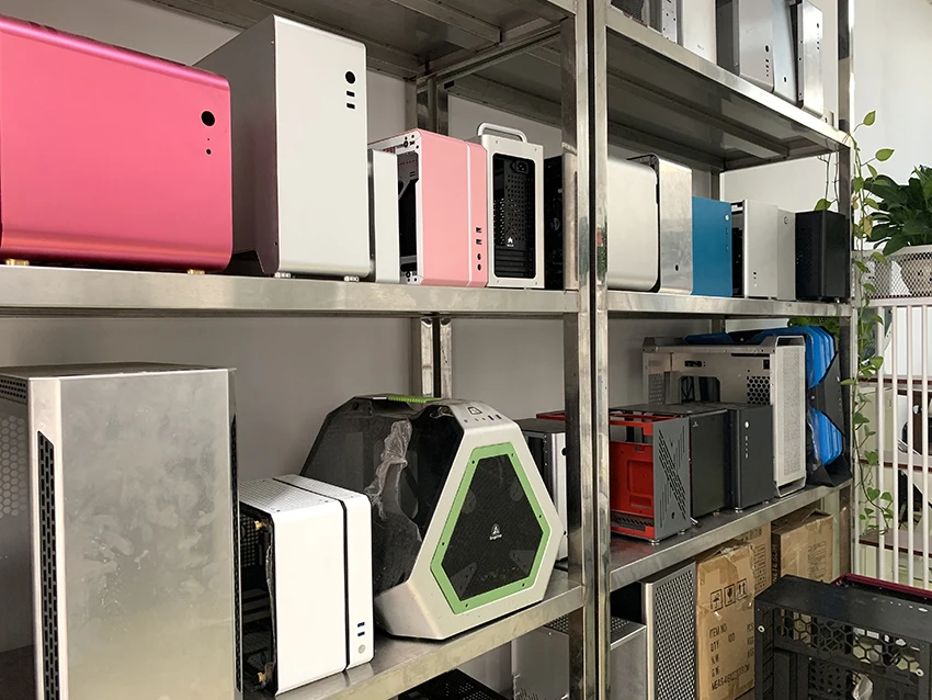 S400 All Aluminum Desktop Mini Case All Aluminum Gold Itx Small ...