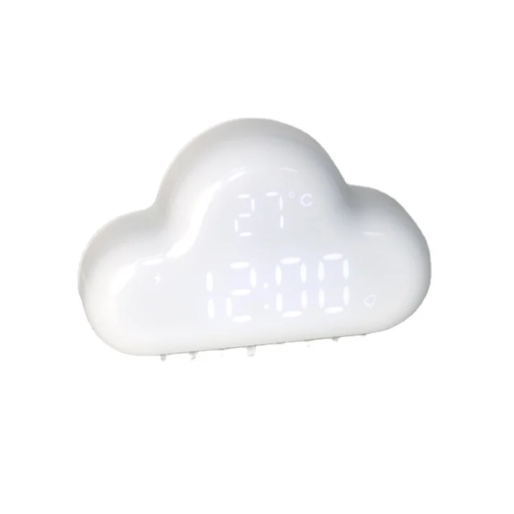 Digital LED Cloud Shape Table Clock - Perfect Gift for Kids