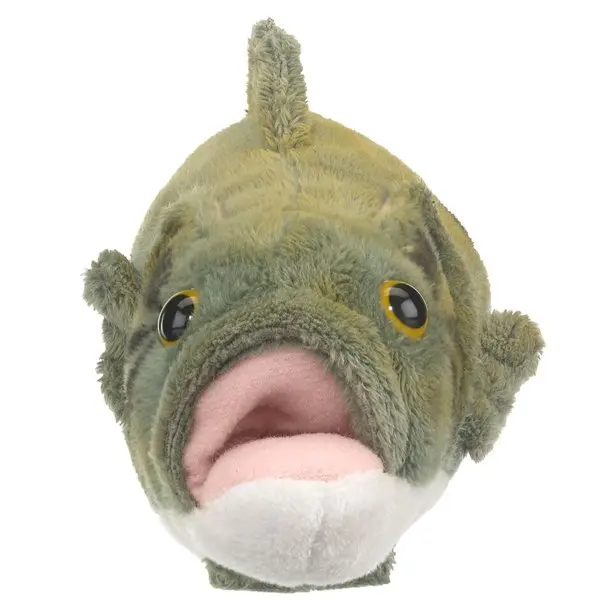 Largemouth Bass Plush Stuffed Animal Toy - Soft Sea Life Assortment for ...