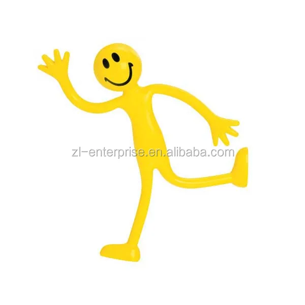 Bendable Wire Man Yellow Bendy Smiling Man Bendable Toy - Buy Bendy Man ...