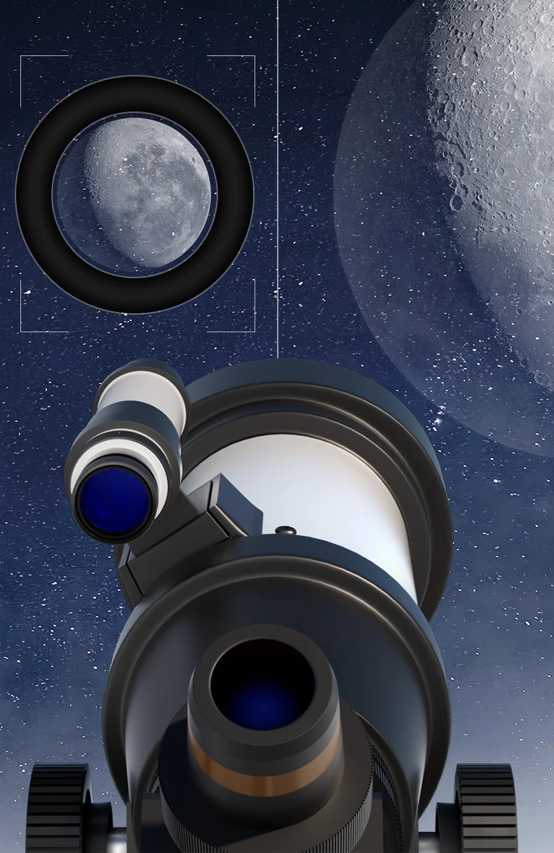 High-Definition 70mm Objective Diameter Outdoor Telescope F70300 with ...