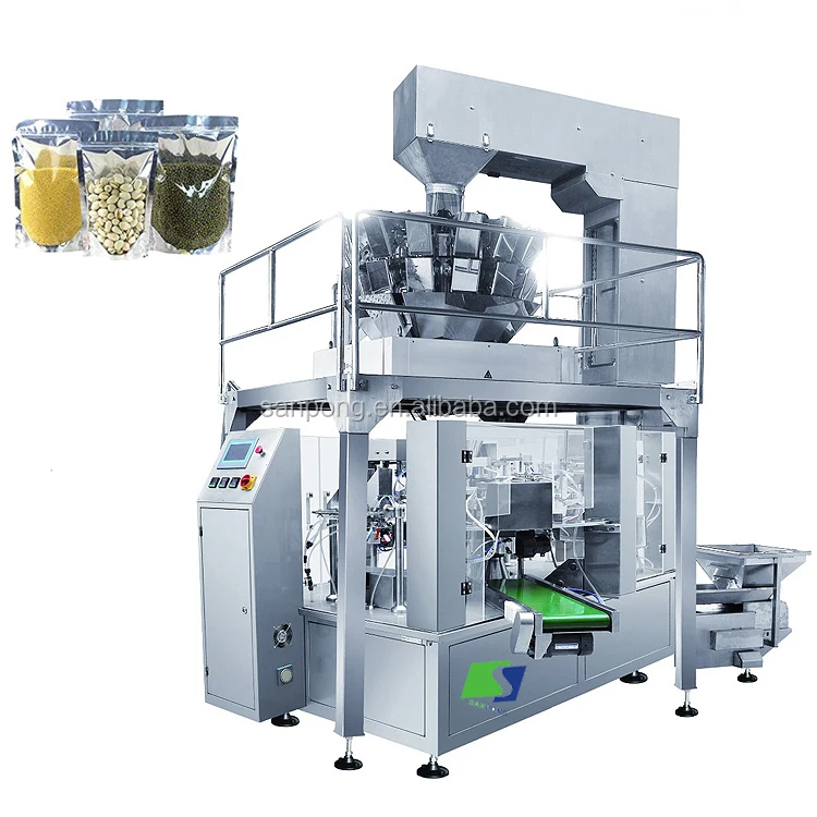 Automatic Medical-cannabis Multihead Weighing Packing Packaging Machine ...