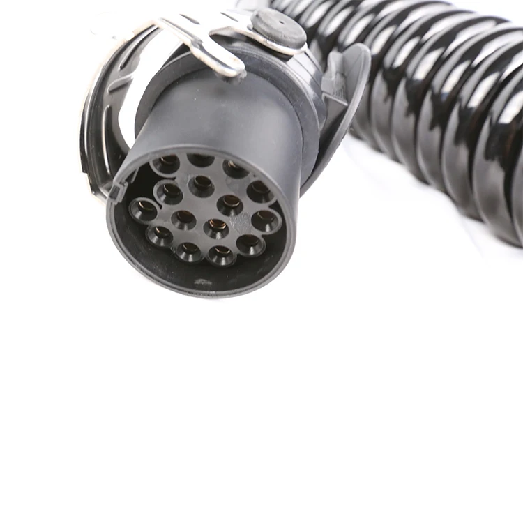 European Spiral Coil Cable - 15 Pin ADR Trailer Coupler