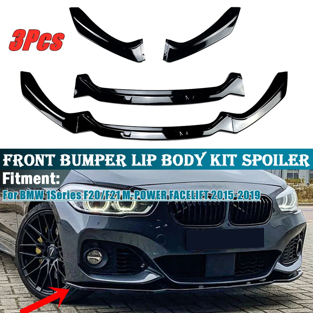 Car Front Bumper Splitter Lip Spoiler Diffuser Guard Protection For Bmw ...