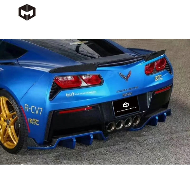 Carbon Fiber Rear Diffuser For Chevrolet Corvette C7 - Buy Carbon ...