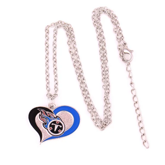 Wholesale NFL Chain Necklace - Heart Shape Logo Neckerchief