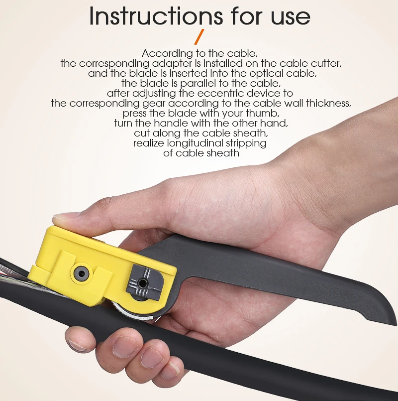 Kms-k Longitudinal Cable Sheath Slitter Kms-k Longitudinal Fiber Optic ...