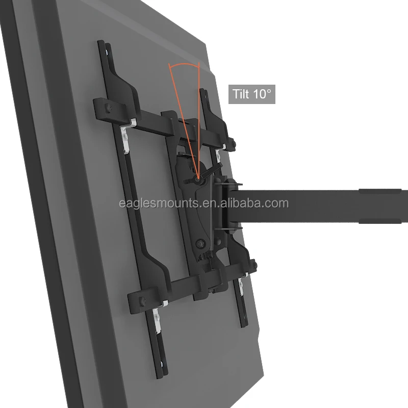 Swivel Tv Support 180 Degrees Extra Long Arm Tv Mount Tv Holder With ...