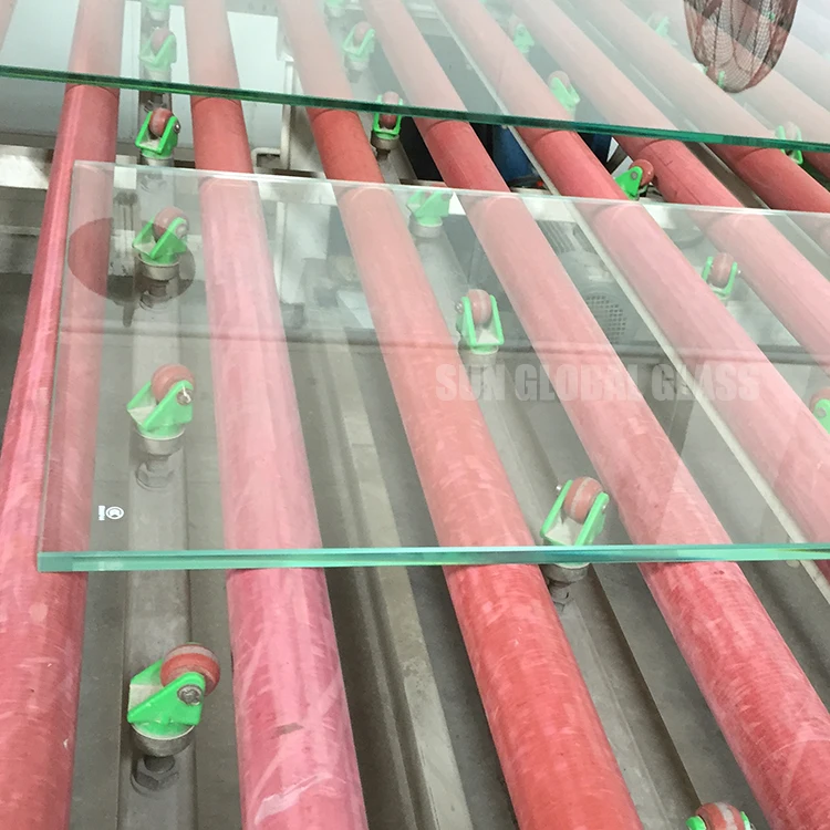 10mm Ultra Clear Tempered Heat Soak Test Glass En12150 Bs6206 Low Iron ...