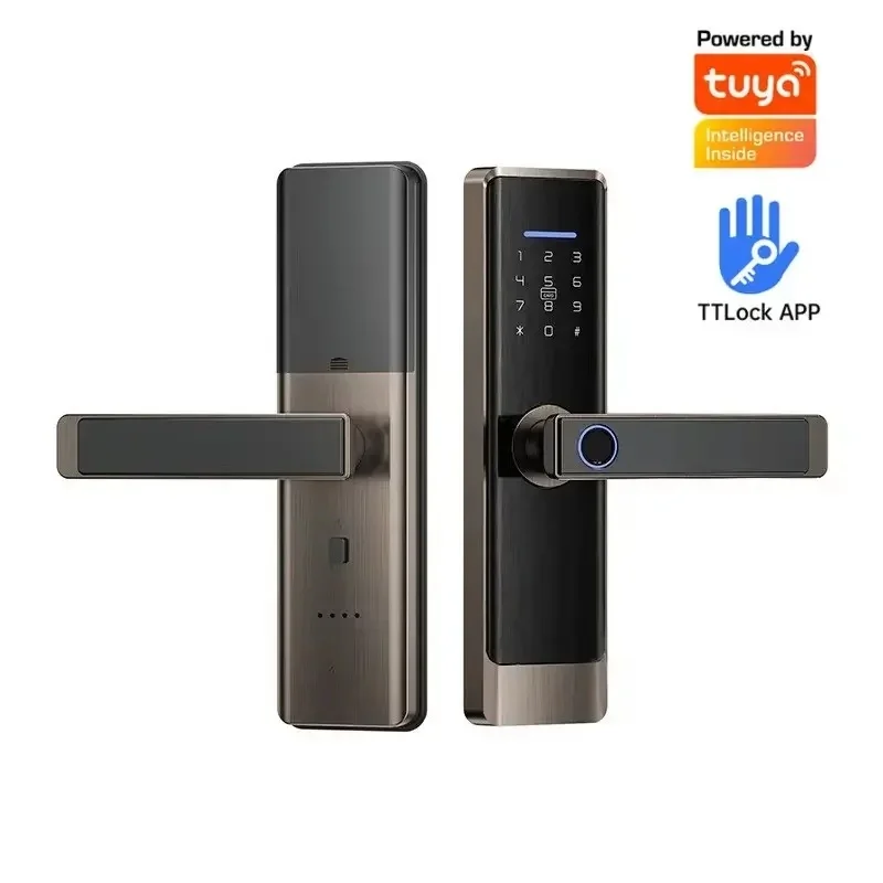 Euro mortise smart door lock Wooden door tuya Wifi BLE TTlock wifi 5572 ...