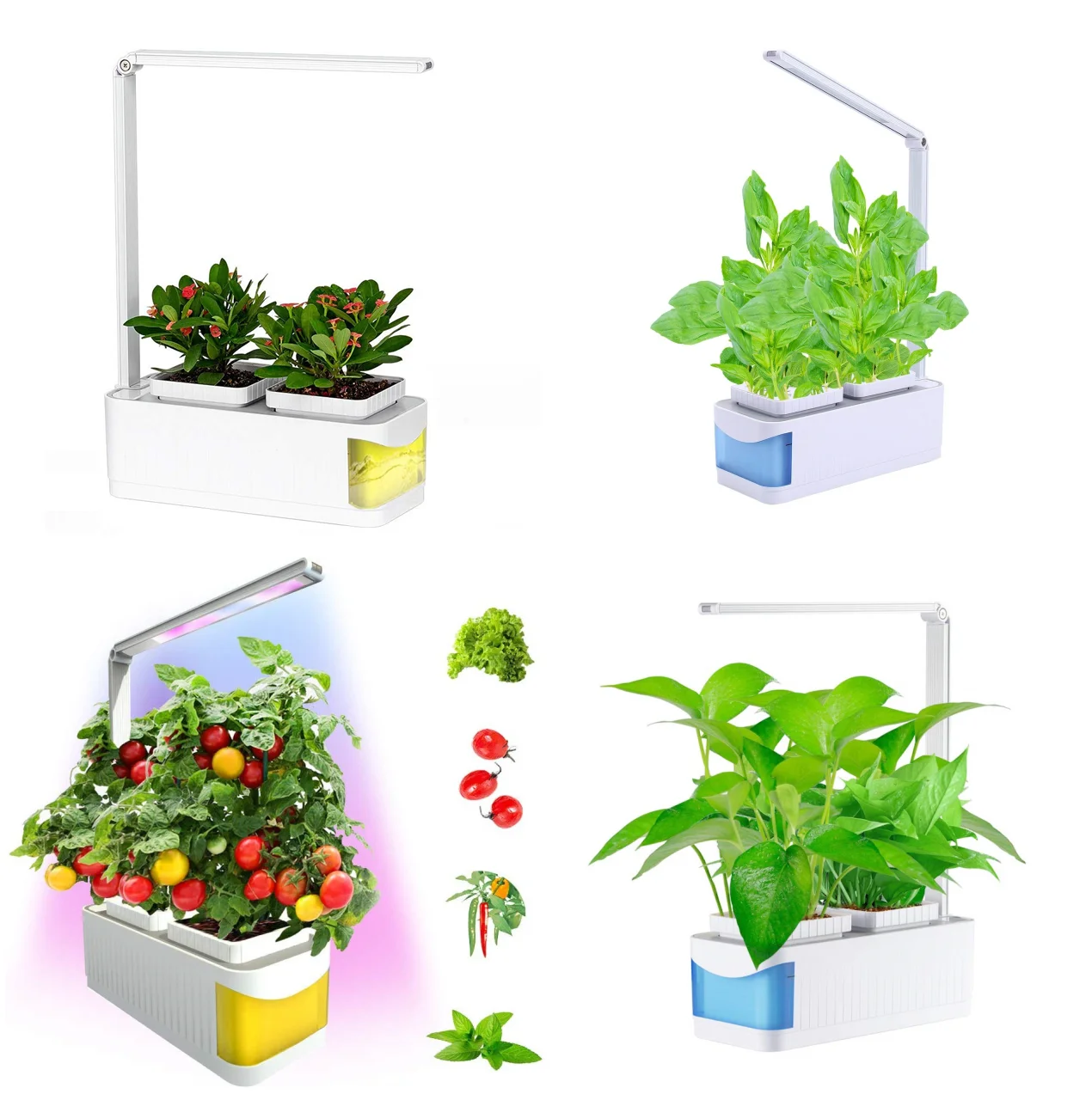 Mini Hydroponic Pot Smart Farm Mini Garden Grow Kits Smart Garden For ...
