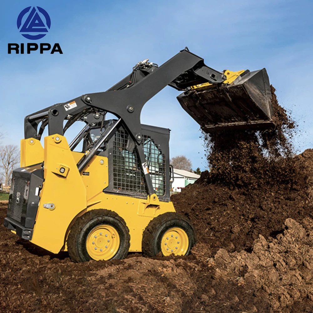 Rippa Tracked Mini Skid Steer Loader Skid Steer With Skid Steer Bucket ...