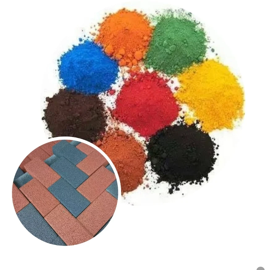 Wholesale Iron Oxide Red Inorganic Pigment Cement Color Brick With Iron ...