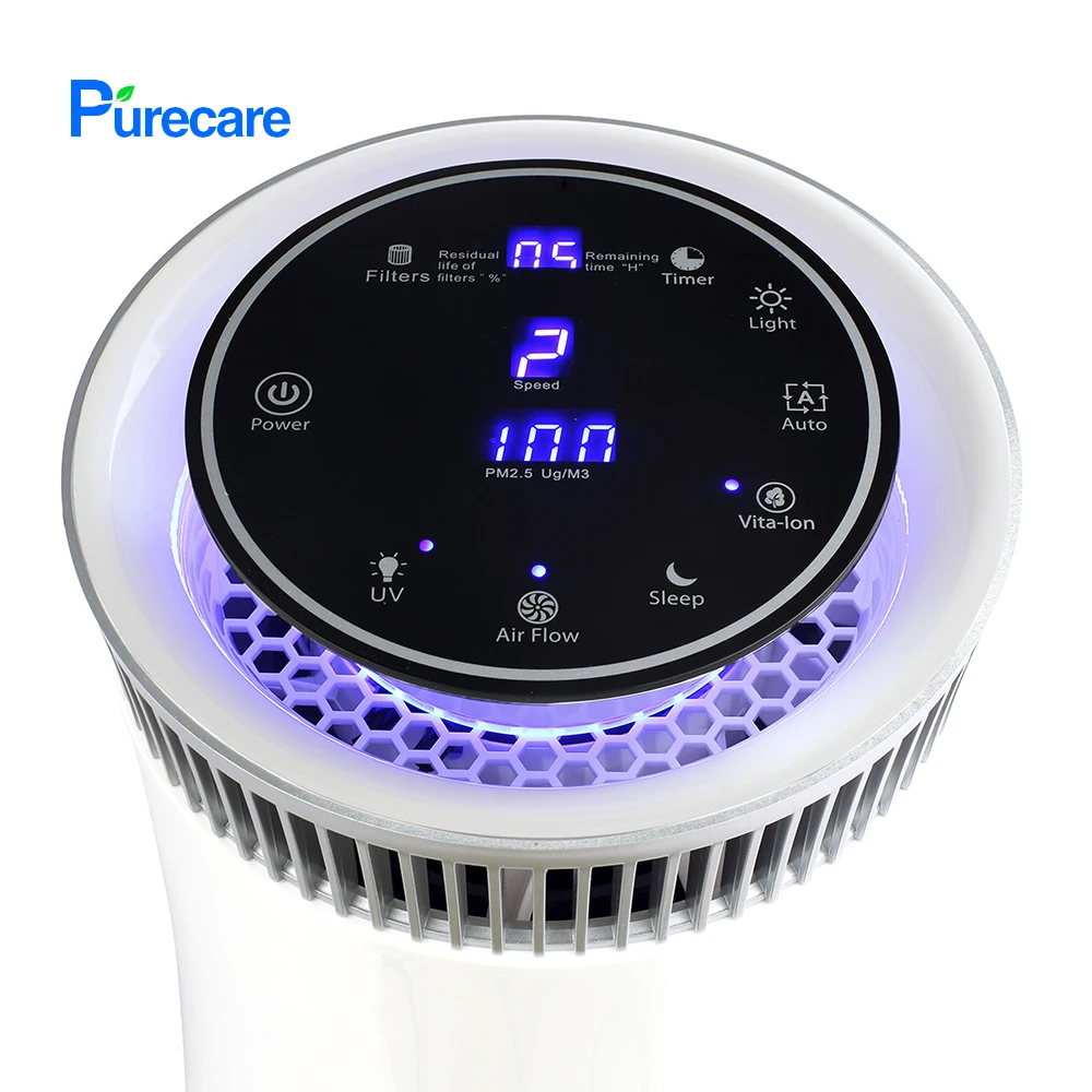Electric Uv Air Purifier Uvc Air Ionizer H13 Hepa Filter Air Purifier ...