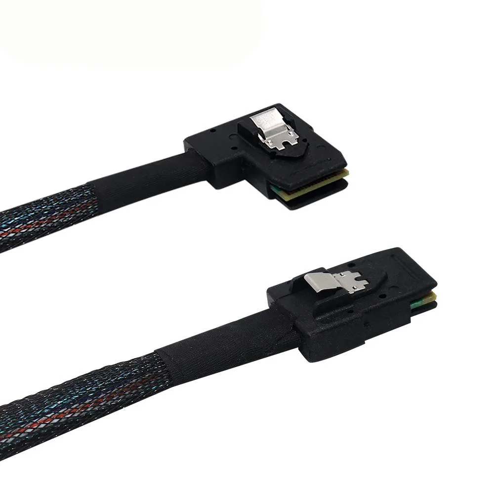 Internal Mini SAS SFF-8087 to Right Angle SFF-8087 Cable Compatible ...